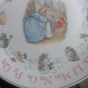 Wedgwood | Dining | Wedgwood Peter Rabbit Learning Plate 8 99s | Poshmark